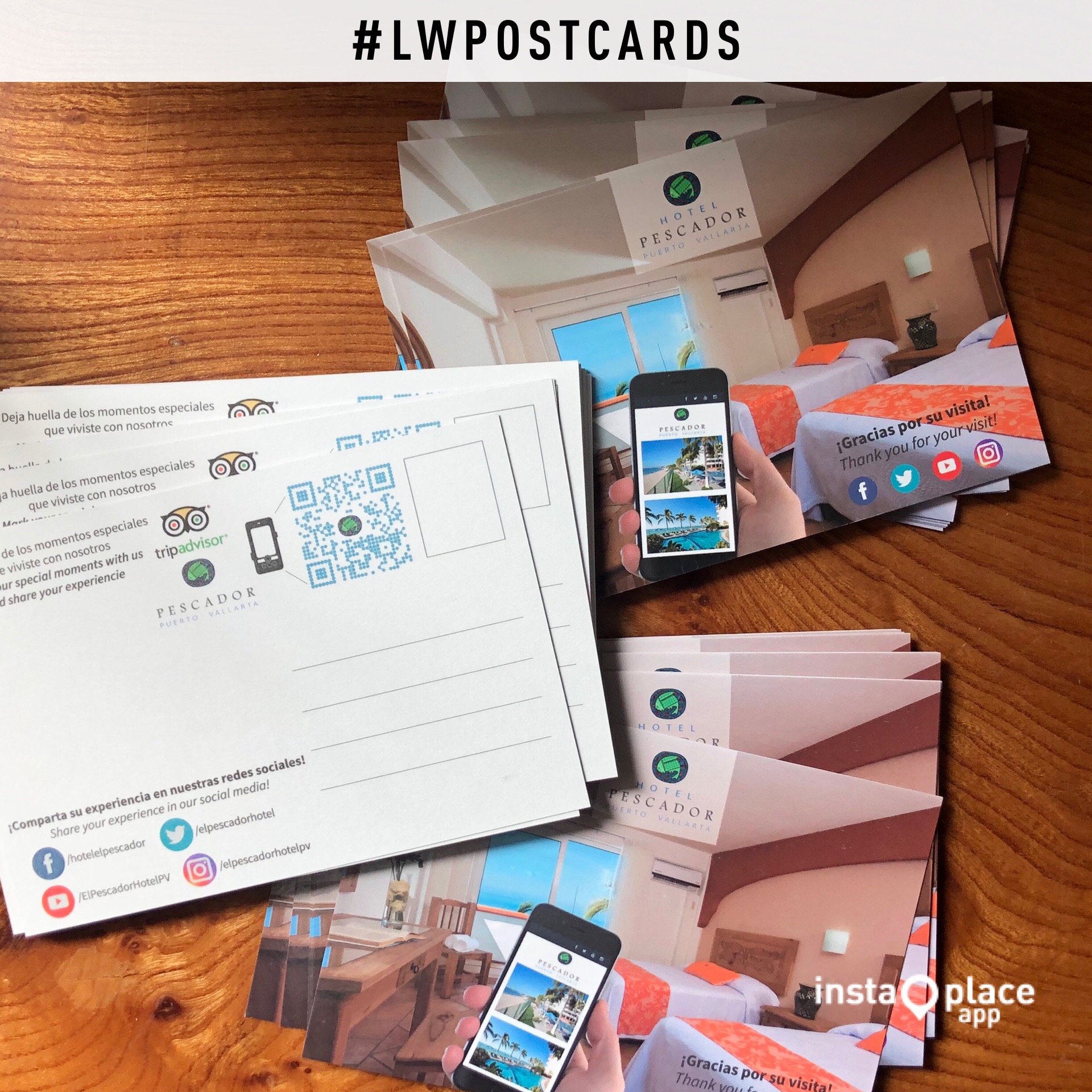 •Código QR personalizado• - Postales Publicitarias LW